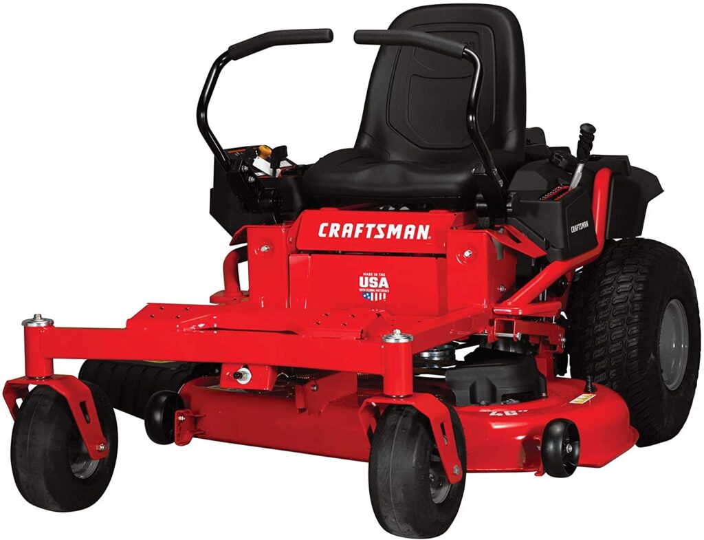 Craftsman Z525 Zero Turn Gas Powered Lawn Mower, Red - Veterans A+ Lawn ...